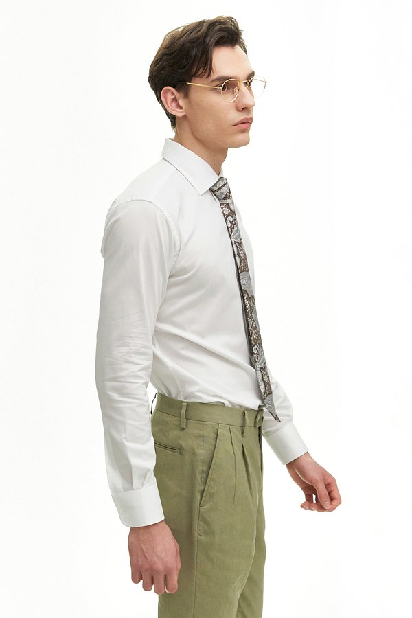 Man On The Boon맨온더분 Fumagalli 리프 실크 타이 Sivillage 에스아이빌리지