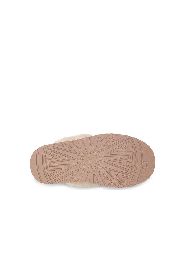 Ugg어그 Women Ugg 로고 밴딩 퍼 카라 플랫폼 샌들 펀케트 Sivillage 에스아이빌리지