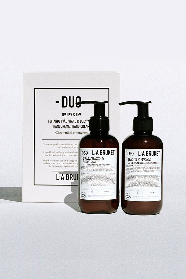 La Bruket 라부르켓 듀오 키트 2 핸드 워시 And 크림 레몬그라스 190ml 2 S I Village 에스아이빌리지