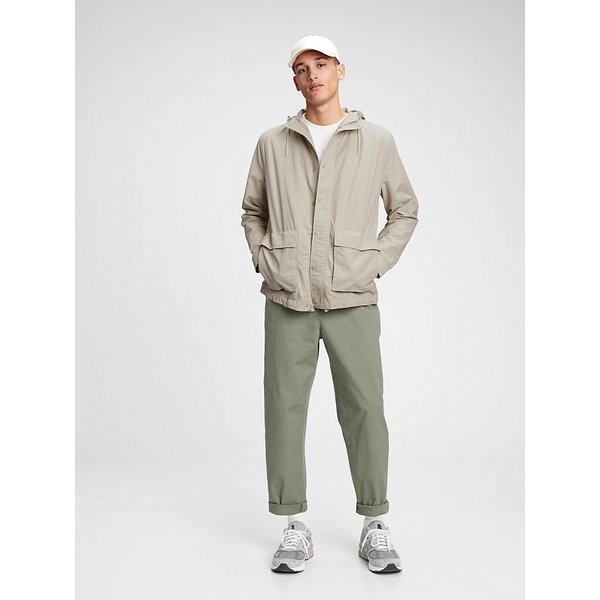 Gap Adults갭 ★갭 남성 21년 Spring★ 패치 포켓 후드 집업 아노락 Sivillage 에스아이빌리지