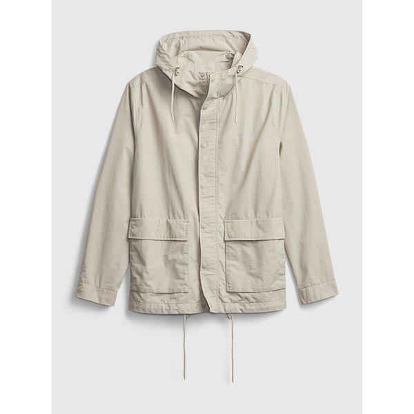 Gap Adults갭 ★갭 남성 21년 Spring★ 패치 포켓 후드 집업 아노락 Sivillage 에스아이빌리지