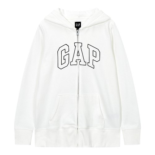 Gap Adults갭 여성 라인 로고 이지 후드 집업 Sivillage 에스아이빌리지