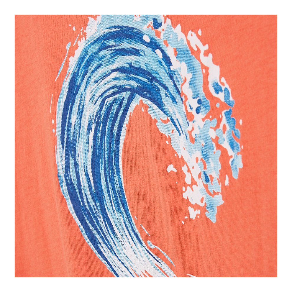 Gap Adults갭 ★갭 남성 20년 Summer★ 체스트 웨이브 그래픽 반팔 티셔츠 Sivillage 에스아이빌리지