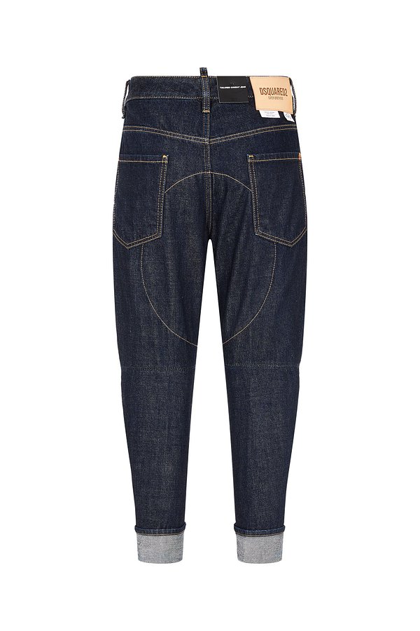 Dsquared2디스퀘어드2 남성 백 패치 롤업 테일러드 컴뱃 진 Tailored Combat Sivillage