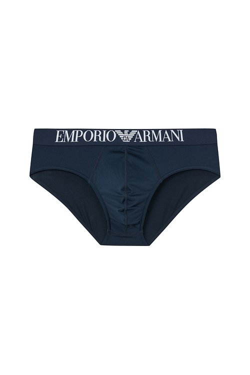 Emporio Armani Underwear엠포리오 아르마니 언더웨어 남성 로고 자카드 밴딩 솔리드 마이크로 브리프 S