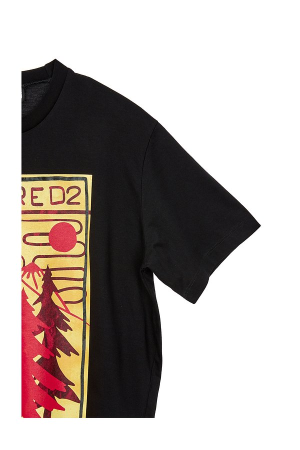 Dsquared2디스퀘어드2 남성 마운틴 그래픽 코튼 티셔츠 Sivillage 에스아이빌리지