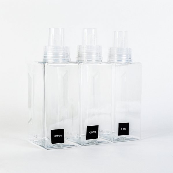 Jaju자주 깔끔캡으로 흐르지 않는 세탁세제 용기950ml Sivillage 에스아이빌리지