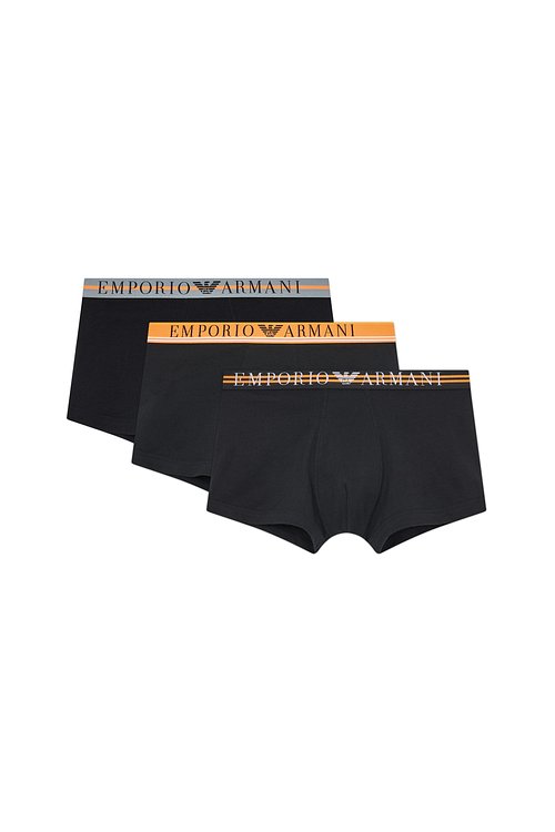 Emporio Armani Underwear엠포리오 아르마니 언더웨어 남성 라인 밴딩 스트레치 코튼 드로즈 3pack S