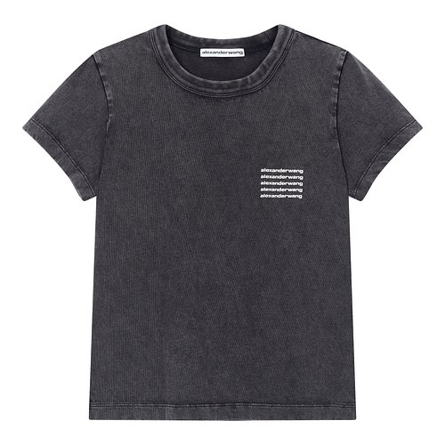 Alexanderwang알렉산더왕 리피트 로고 슈렁큰 티셔츠 Sivillage 에스아이빌리지