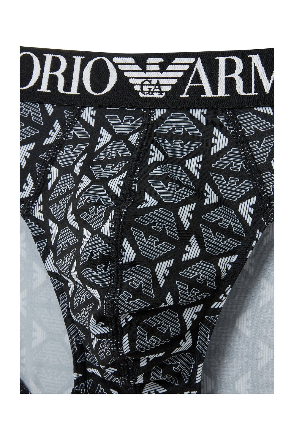 Emporio Armani Underwear엠포리오 아르마니 언더웨어 남성 로고 자카드 밴딩 패턴드 마이크로 브리프 S