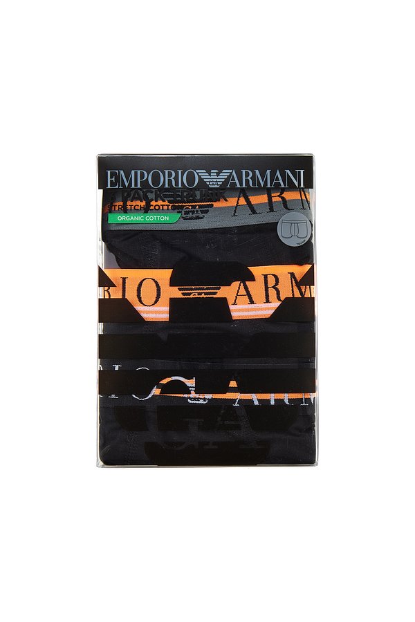 Emporio Armani Underwear엠포리오 아르마니 언더웨어 남성 라인 밴딩 스트레치 코튼 드로즈 3pack S