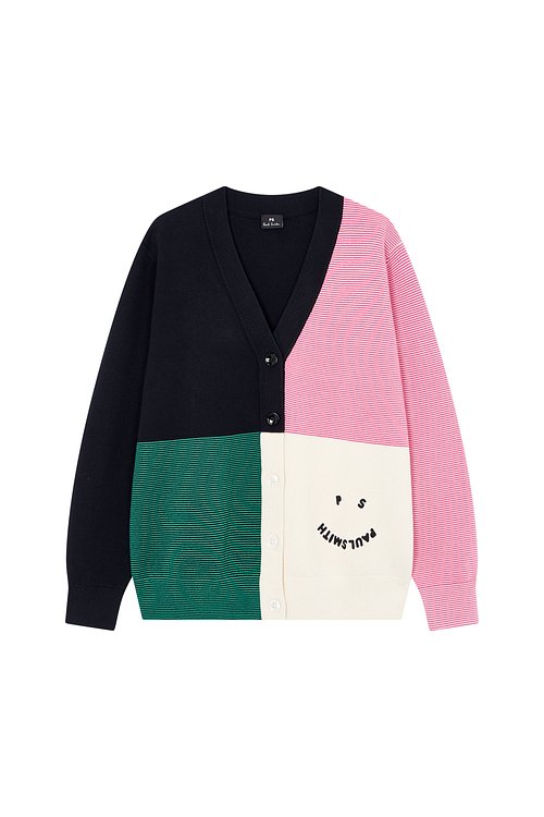 Paul Smith폴스미스 Ps Paul Smith 여성 해피 로고 니트 가디건 Sivillage 에스아이빌리지