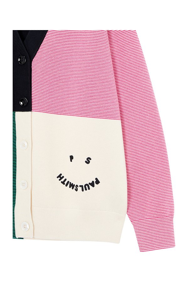 Paul Smith폴스미스 Ps Paul Smith 여성 해피 로고 니트 가디건 Sivillage 에스아이빌리지