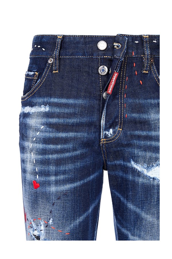 Dsquared2디스퀘어드2 스티치 하트 세일러 진 Sailor Sivillage 에스아이빌리지