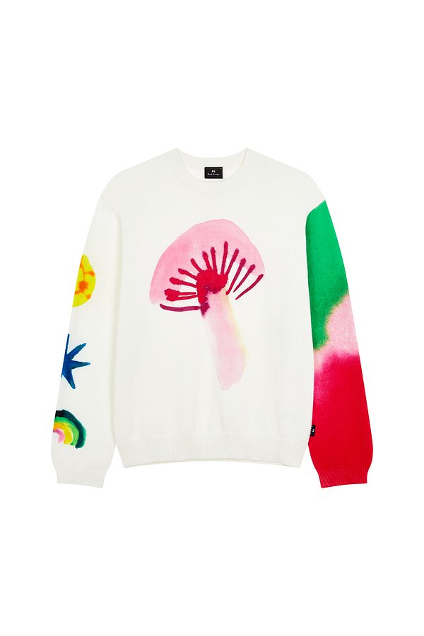Paul Smith폴스미스 Ps Paul Smith 머쉬룸 그래픽 코튼 니트 Sivillage 에스아이빌리지