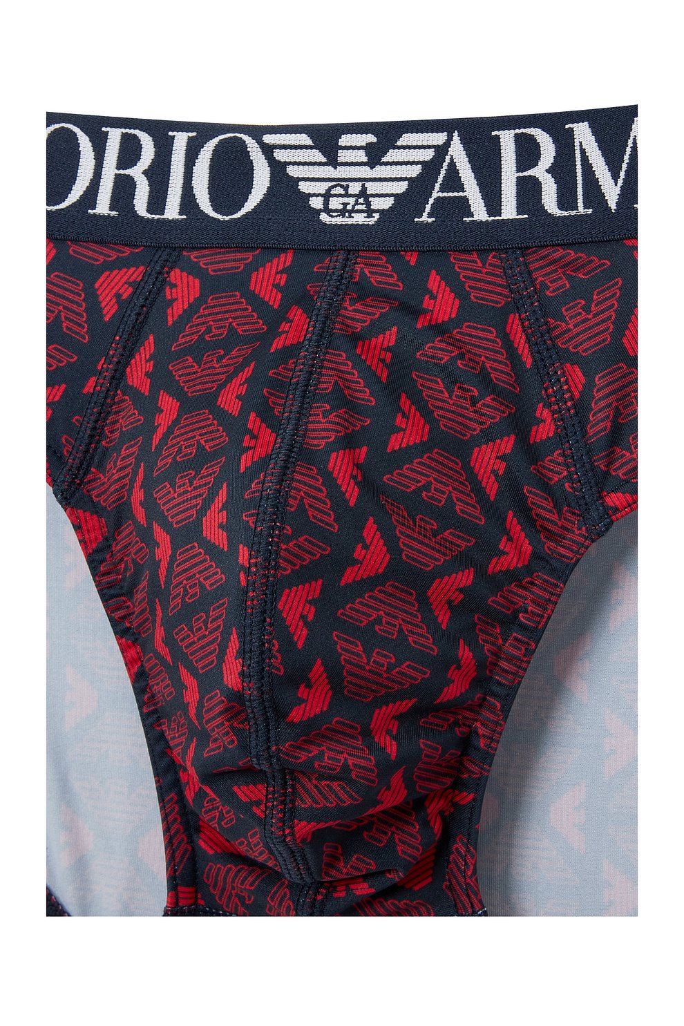 Emporio Armani Underwear엠포리오 아르마니 언더웨어 남성 로고 자카드 밴딩 패턴드 마이크로 브리프 S