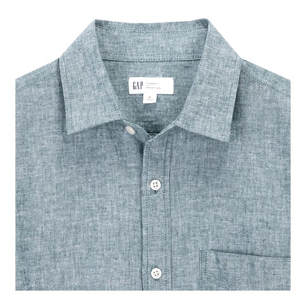 Gap Adults갭 ★갭 남성 20년 Summer★ 원 포켓 린넨 블렌드 셔츠 Sivillage 에스아이빌리지