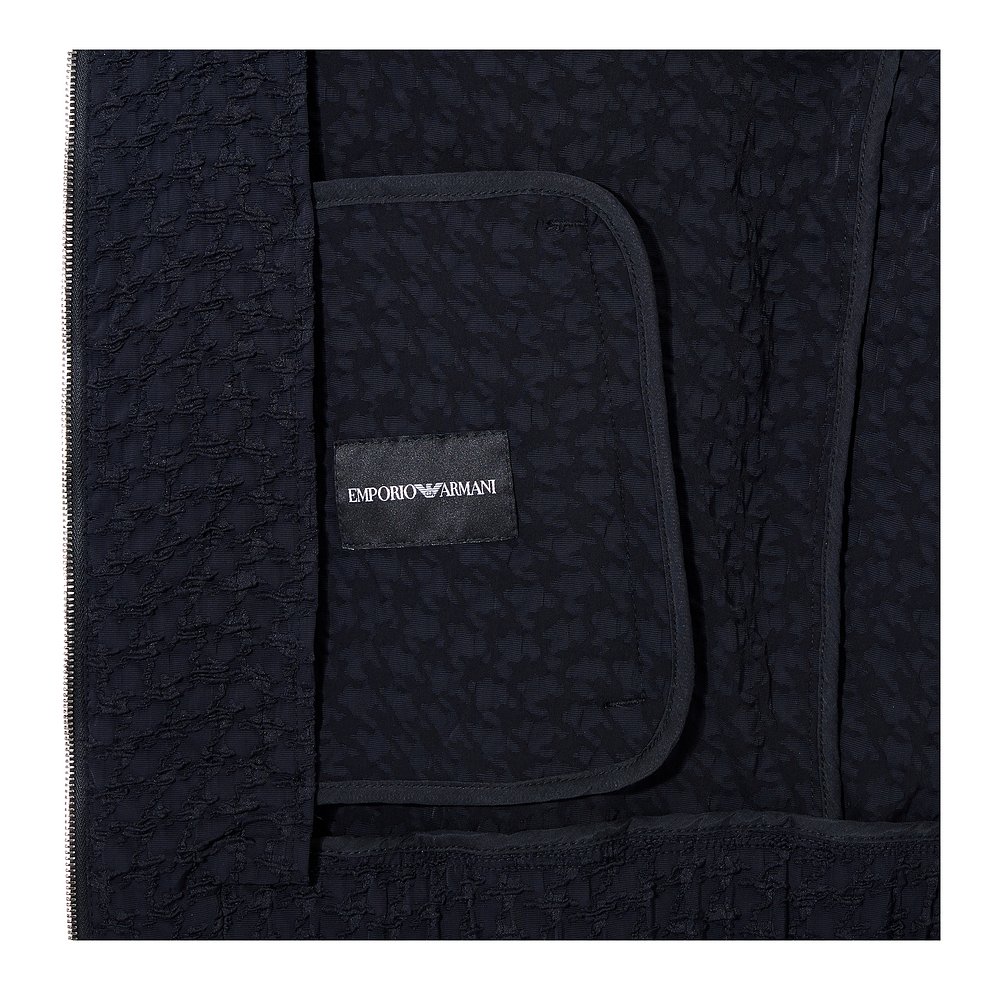 Emporio Armani엠포리오 아르마니 남성 하운드투스 디테일 집업 자켓 Sivillage 에스아이빌리지