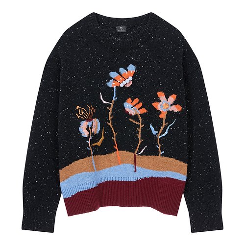 Paul Smith폴스미스 Ps Paul Smith 여성 플라워 그래픽 크루넥 니트 Sivillage 에스아이빌리지