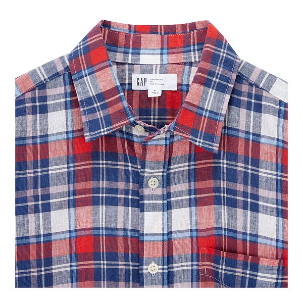 Gap Adults갭 ★갭 남성 20년 Summer★ 원 포켓 린넨 블렌드 셔츠 Sivillage 에스아이빌리지