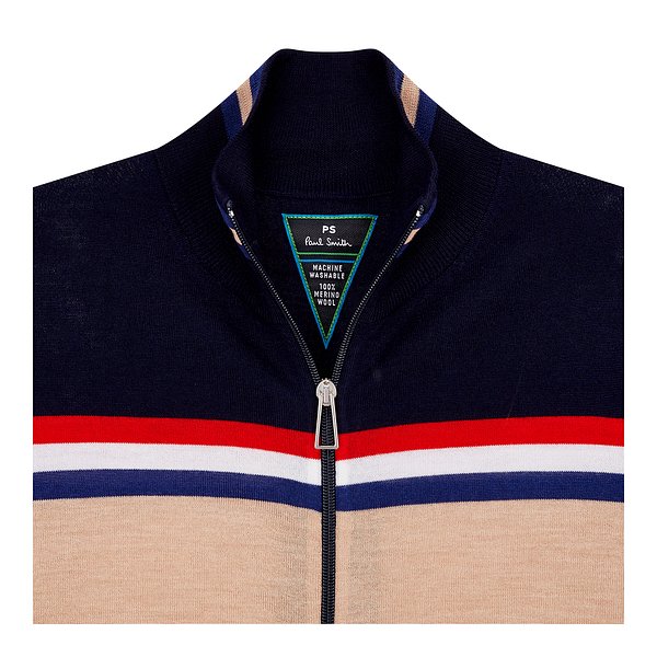 Paul Smith폴스미스 Ps Paul Smith 배색 스트라이프 집업 가디건 Sivillage 에스아이빌리지