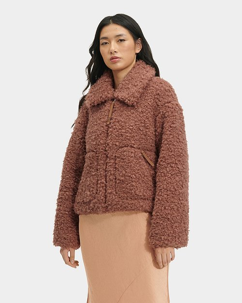 Ugg어그 Women 빅 칼라 셰르파 자켓 메이브 셰르파 자켓 Sivillage 에스아이빌리지