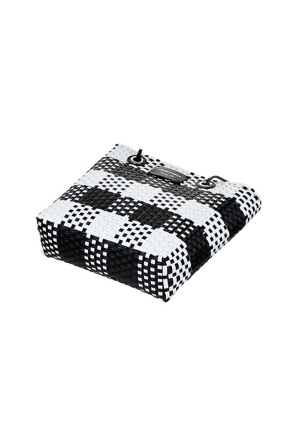 Emporio Armani엠포리오 아르마니 여성 체크 패턴 우븐 쇼핑백 Sivillage 에스아이빌리지