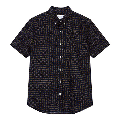 Gap Adults갭 ★갭 남성 20년 Summer★ 패턴드 원 포켓 반팔 셔츠 Sivillage 에스아이빌리지