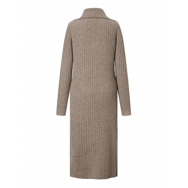 Vince 종료빈스 종료 빈스 70 Wool 30 Cashmere 브라운 멜란지 울캐시미어혼방 니트원피스