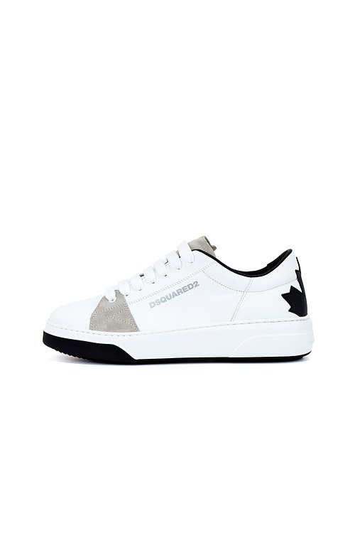 Dsquared2디스퀘어드2 남성 Bumper 레더 로우탑 스니커즈 Sivillage 에스아이빌리지