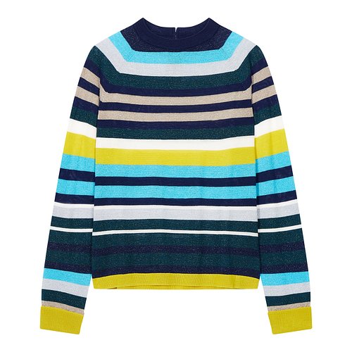 Paul Smith폴스미스 Ps Paul Smith 여성 메탈 스트라이프 래글런 니트 Sivillage 에스아이빌리지