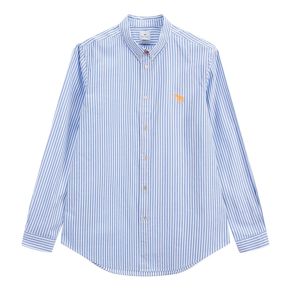 Paul Smith폴스미스 Ps Paul Smith 지브라 스티치 스트라이프 패턴 코튼 셔츠 Sivillage