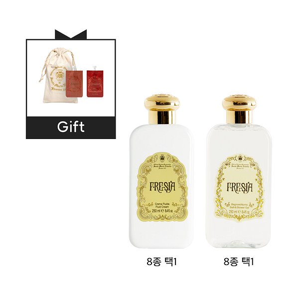 Santa Maria Novella 산타마리아노벨라 [바디8ml 3개추가증정] 바뇨쉬우마 택1 And 크레마 플루이다 택1
