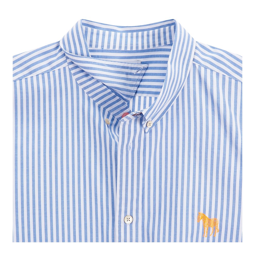 Paul Smith폴스미스 Ps Paul Smith 지브라 스티치 스트라이프 패턴 코튼 셔츠 Sivillage