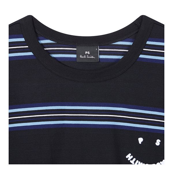 Paul Smith폴스미스 Ps Paul Smith 해피 로고 스트라이프 티셔츠 Sivillage 에스아이빌리지