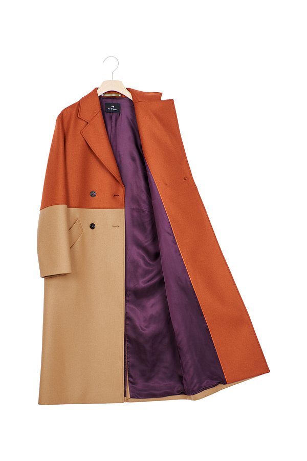 Paul Smith폴스미스 Ps Paul Smith 여성 컬러 블록 더블 코트 Sivillage 에스아이빌리지