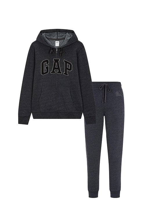 Gap Adults갭 남성 헤리티지 로고 후드 집업 And 조거 팬츠 Sivillage 에스아이빌리지