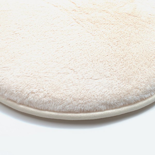 Jaju자주 털빠짐이 적은 밍크 터치 원형 방석2p40cmx40cm Sivillage 에스아이빌리지