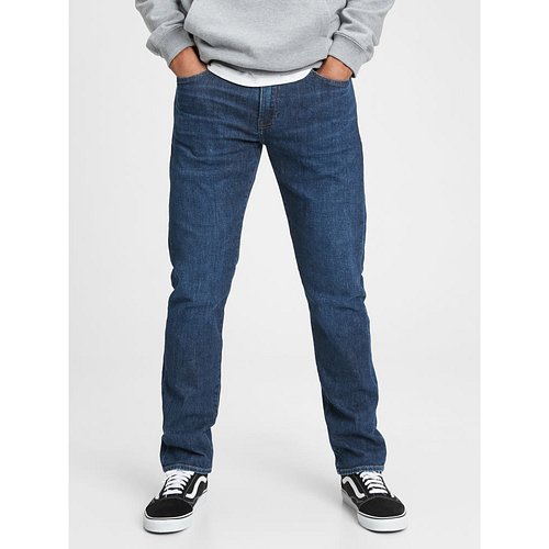 Gap Adults갭 ★갭 남성 21년 Spring★ 백 패치 소프트 슬림 데님 팬츠 Sivillage 에스아이빌리지