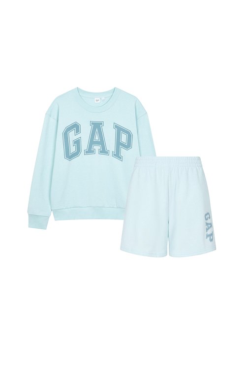 Gap Adults갭 여성 프론트 로고 크루넥 맨투맨 And 쇼츠 Sivillage 에스아이빌리지
