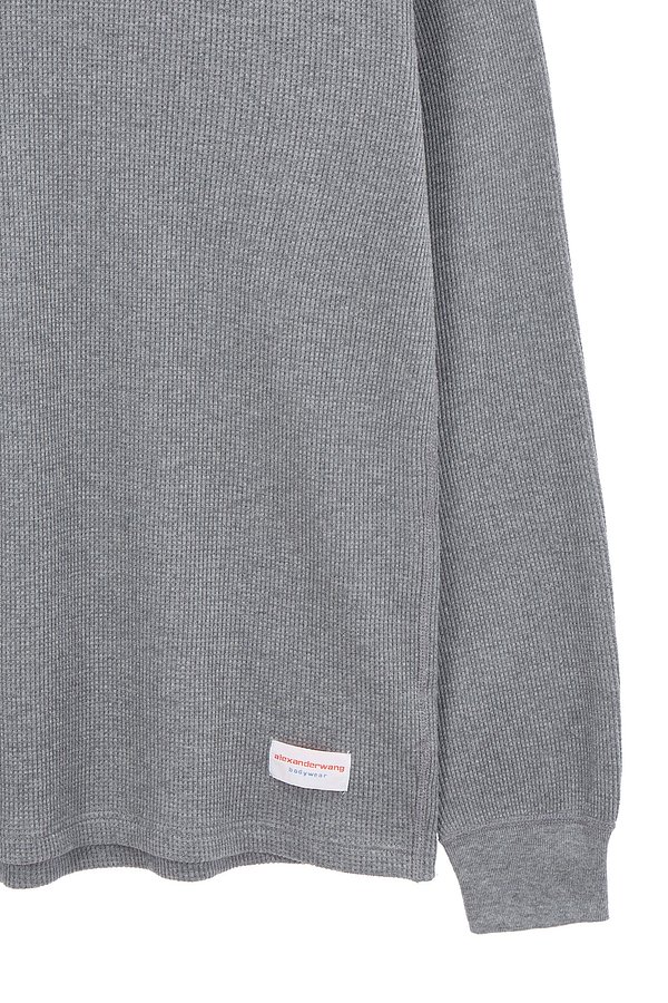 Alexander Wang알렉산더왕 Unisex 와플 코튼 크루넥 티셔츠 Sivillage 에스아이빌리지
