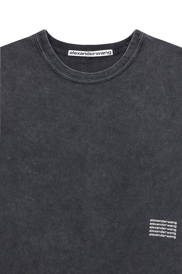 Alexanderwang알렉산더왕 Unisex 리피트 로고 숏 슬리브 티셔츠 Sivillage 에스아이빌리지