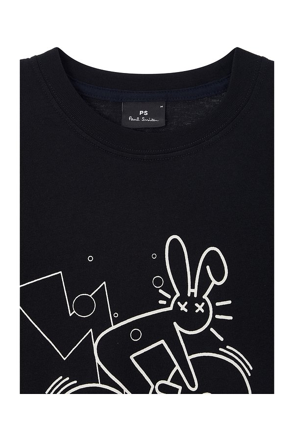 Paul Smith폴스미스 Ps Paul Smith 래빗 앤 로고 슬림 티셔츠 Sivillage 에스아이빌리지