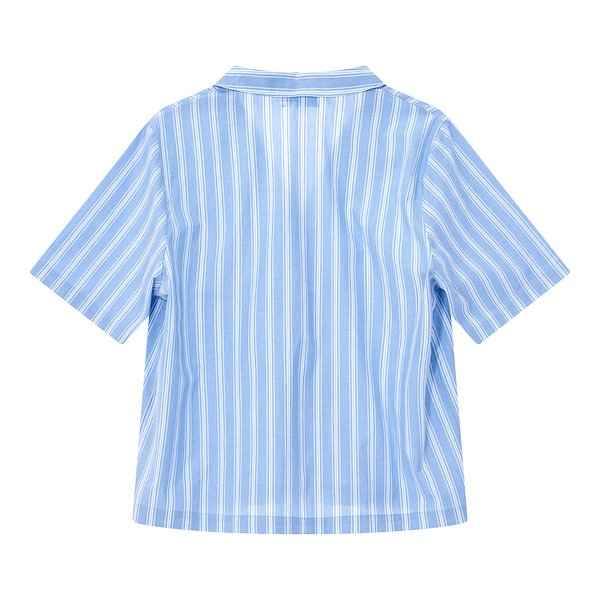 Gap Adults갭 ★갭 여성 21년 Summer★ 패턴드 숏 슬리브 라운지 셔츠 Sivillage 에스아이빌리지