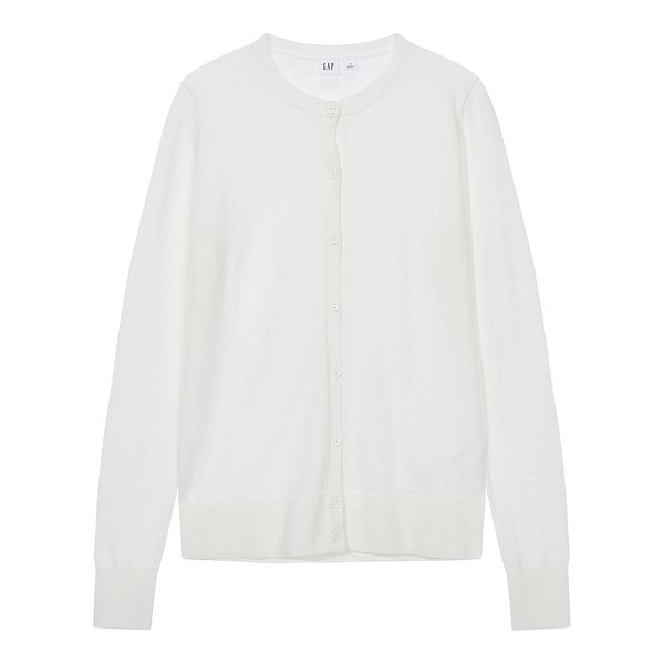 Gap Adults갭 ★갭 여성 21년 Summer★ 베이직 크루넥 버튼업 가디건 Sivillage 에스아이빌리지