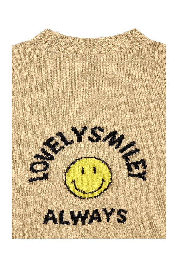 Gcut지컷 Smiley® 스마일리 백 와이드 니트 Sivillage 에스아이빌리지