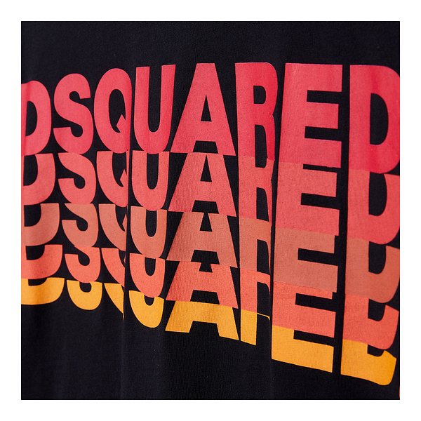 Dsquared2디스퀘어드2 배색 로고 프린트 티셔츠 Cool Fit Sivillage 에스아이빌리지