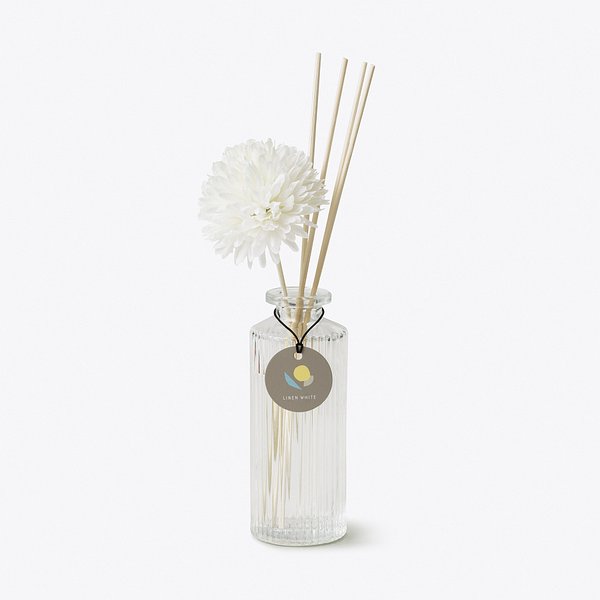 Jaju자주 블루밍 플라워 디퓨저린넨 화이트120ml Sivillage 에스아이빌리지