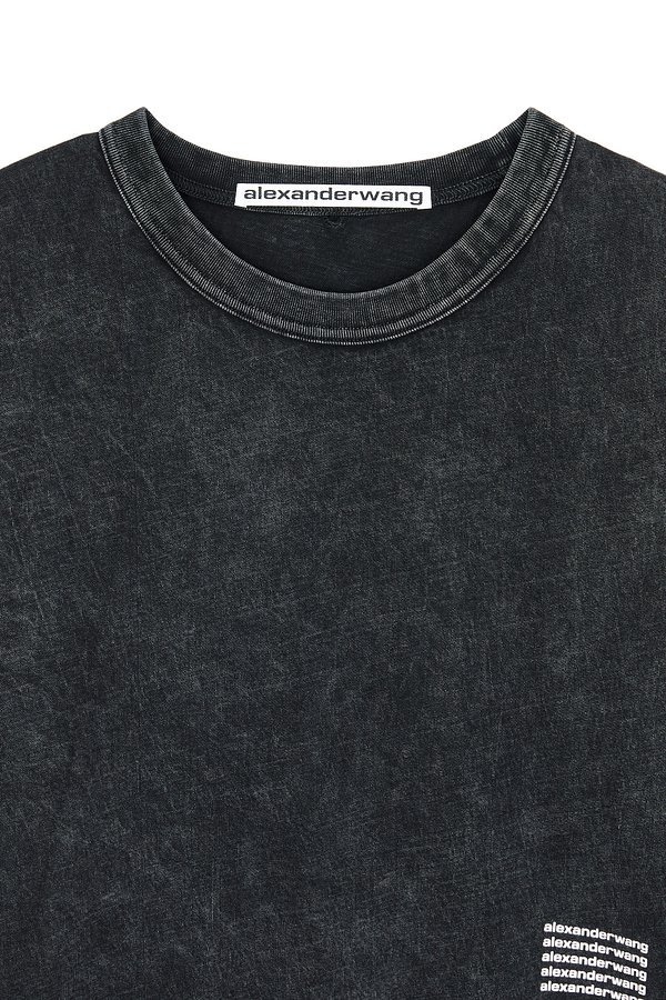 Alexander Wang알렉산더왕 Unisex 리피트 로고 롱 슬리브 티셔츠 Sivillage 에스아이빌리지