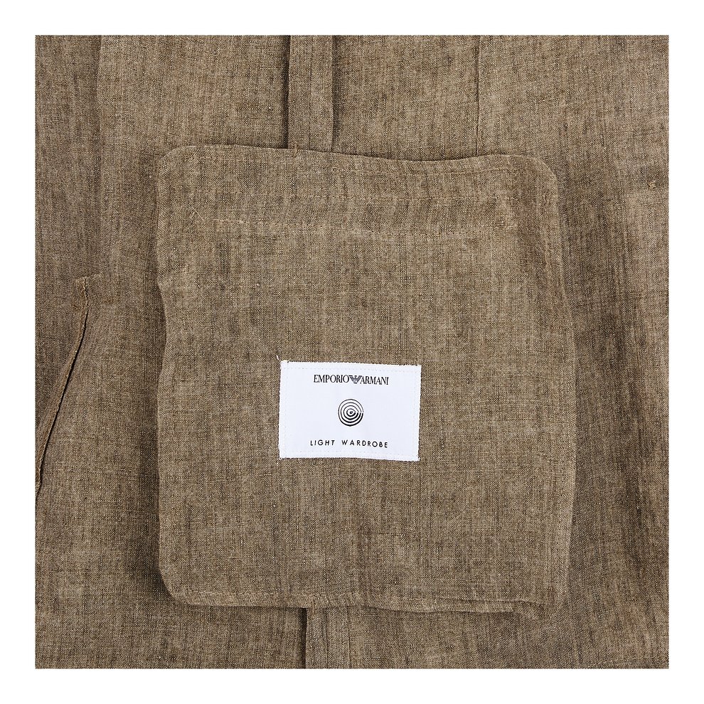 Emporio Armani엠포리오 아르마니 남성 린넨 노치드 더블 자켓 Sivillage 에스아이빌리지